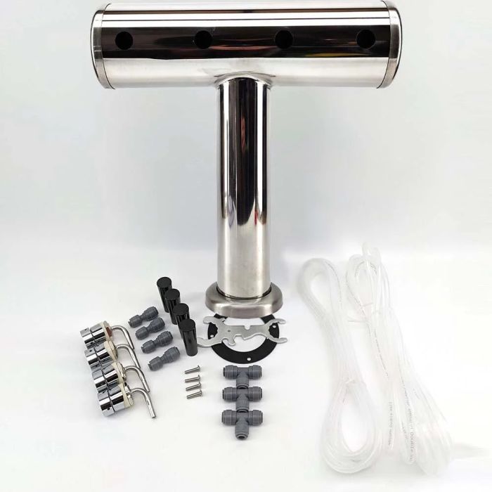 Premium 4 Tap T-Bar Stainless Font Kit - Duotights, Shanks, Handles ...